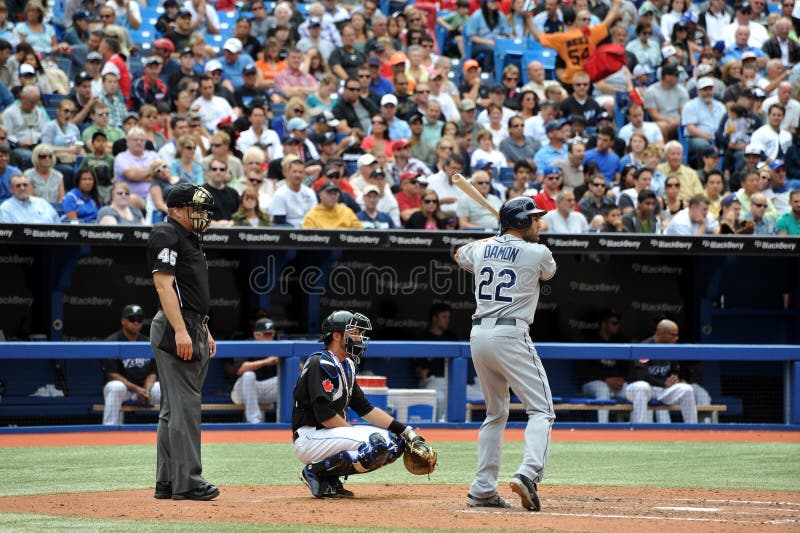 Johnny Damon of the Tampa Bay Rays Editorial Photography - Image of ...