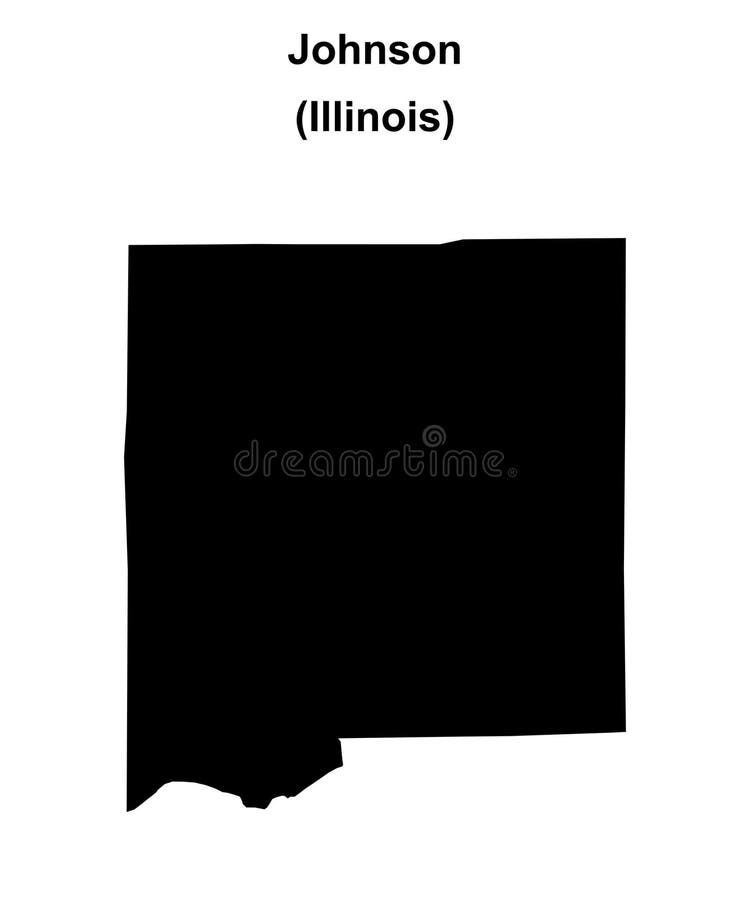 Johnson outline map stock vector. Illustration of border - 360780015