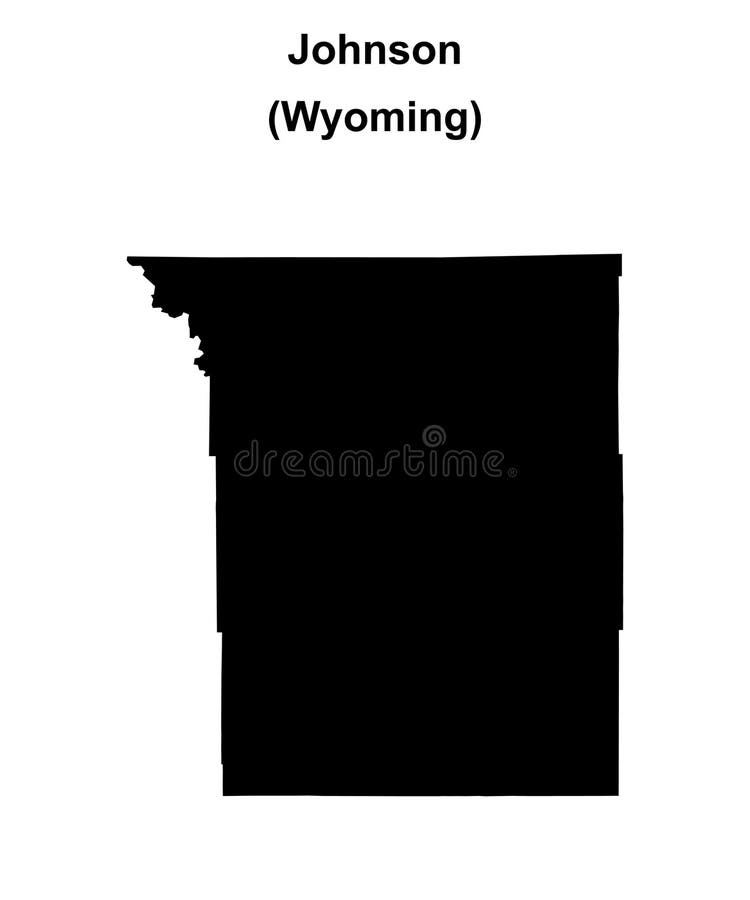 Johnson outline map stock vector. Illustration of tourism - 361878388