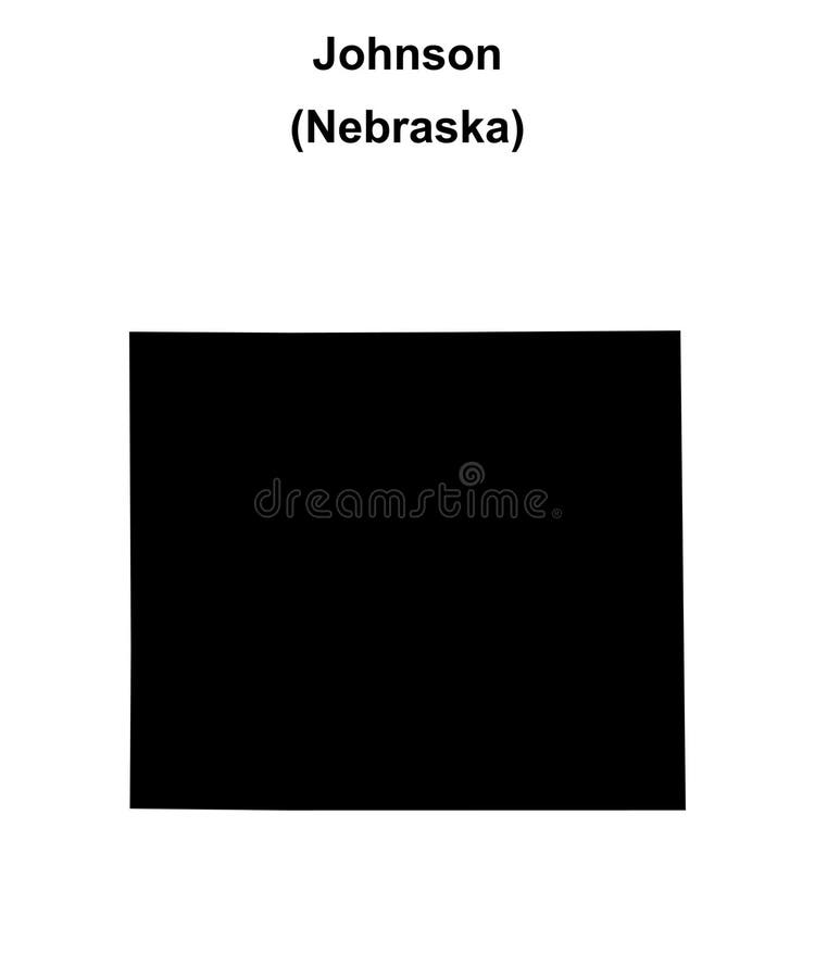 Johnson outline map stock vector. Illustration of icon - 361725874