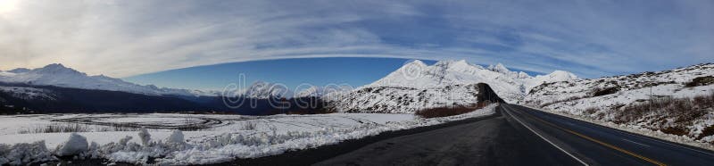Johnson Pass stock image. Image of pass, alaska, snow - 134012607