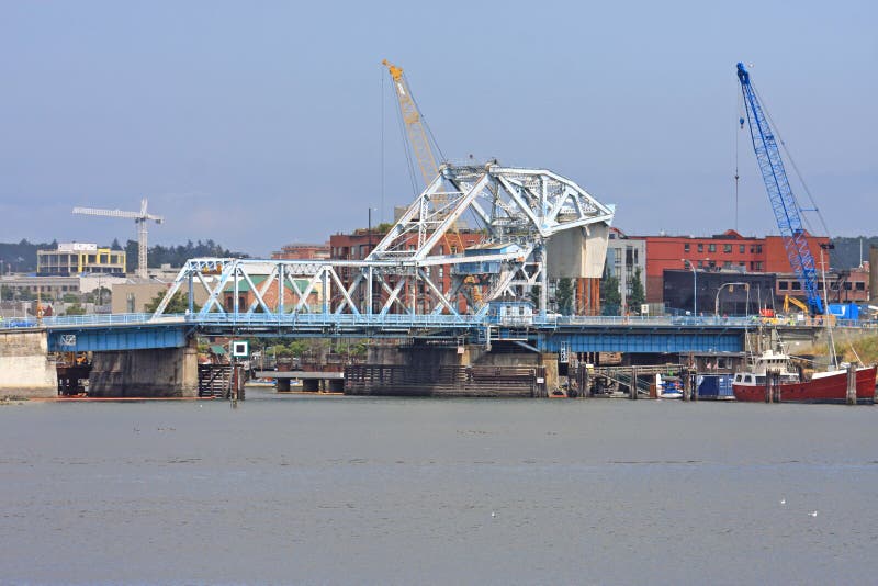 Johnson Street Bridge Victoria Arkivfoto - Bild av kanada, johnson ...
