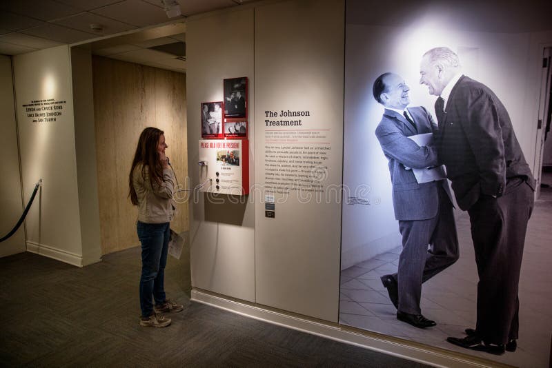 Johnson Treatment LBJ Presidential Library, Austin, Texas Editorial ...
