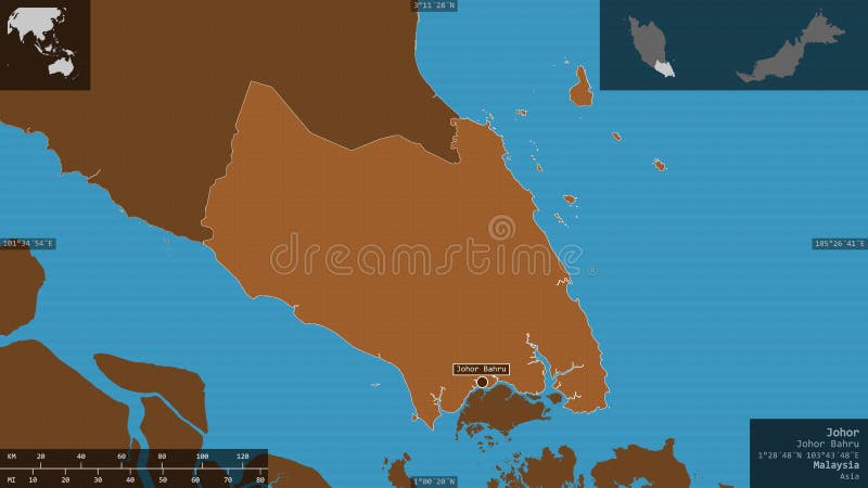 Johor Map Stock Illustrations – 157 Johor Map Stock Illustrations ...