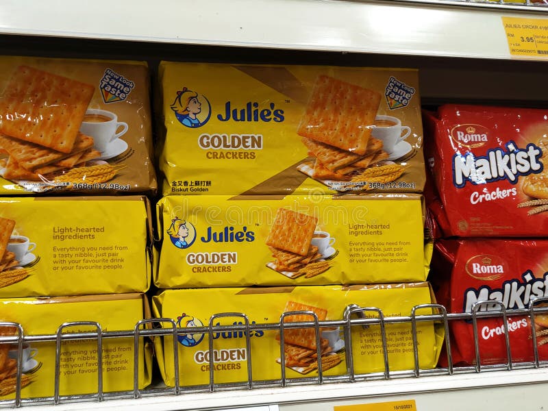 Variety of Biscuits in Good and Interesting Packaging and Displayed on ...