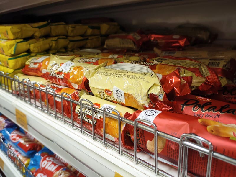 Variety of Biscuits in Good and Interesting Packaging and Displayed on ...