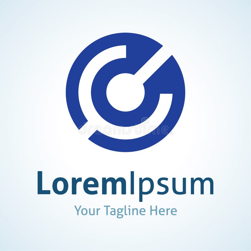 Join Blue Connection Power on C Logo Icon Stock Illustration ...