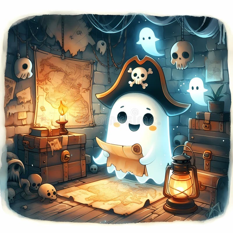 Join the Charming Pirate Ghost on Its Quest for Treasure in this ...
