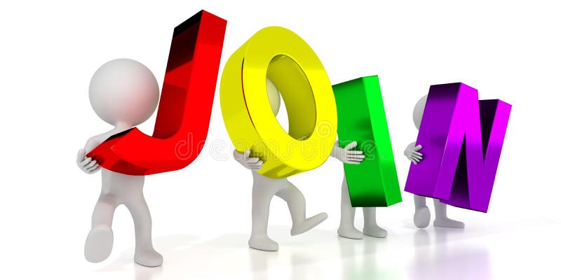 Join Us, Cartoon Concept Abstract Business Stock Vector - Illustration ...