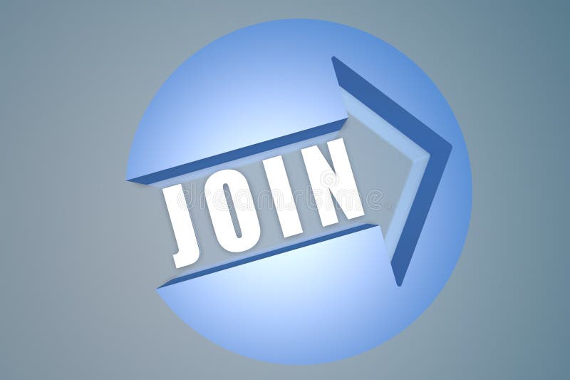 Join stock illustration. Illustration of network, advertising - 45492679