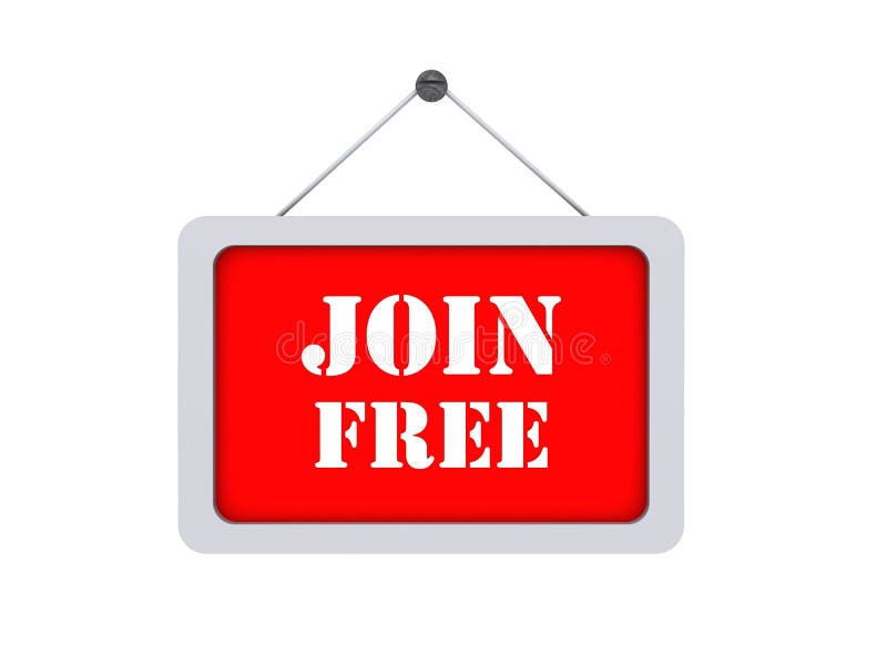 Join Now Free Membership Invitation Signs Stock Vector - Illustration ...