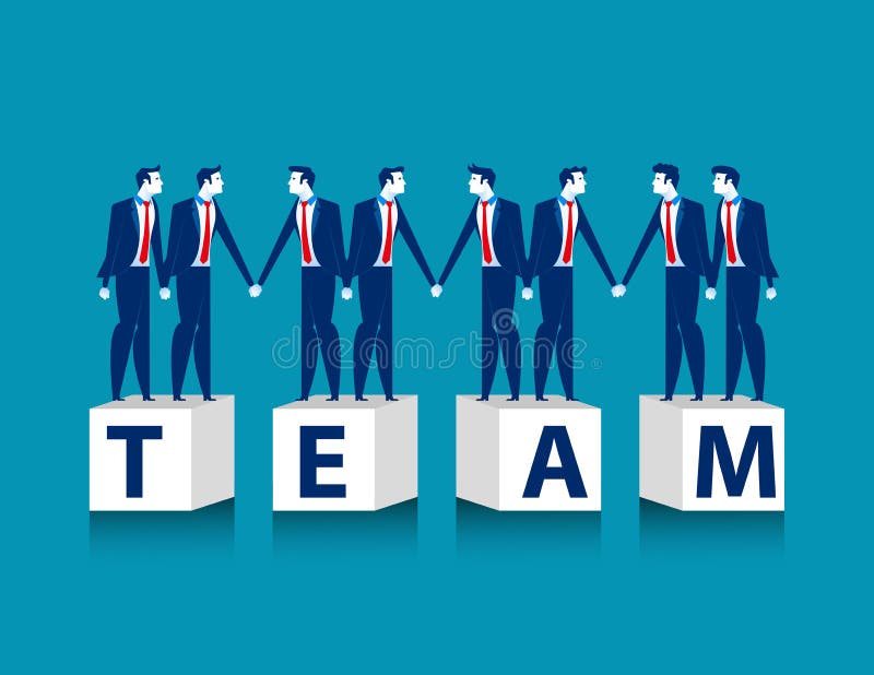 Join Hands. Business Team. Concept Business Vector Illustration Stock ...