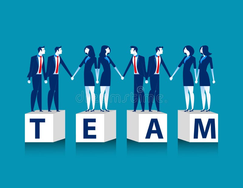 Join Hands. Business Team. Concept Business Vector Illustration Stock ...