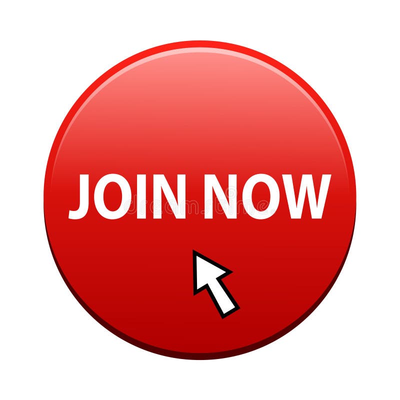 Join now button stock vector. Illustration of channels - 196147924