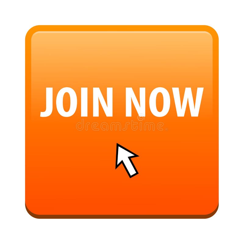 Join now button stock vector. Illustration of hand, joined - 220790386