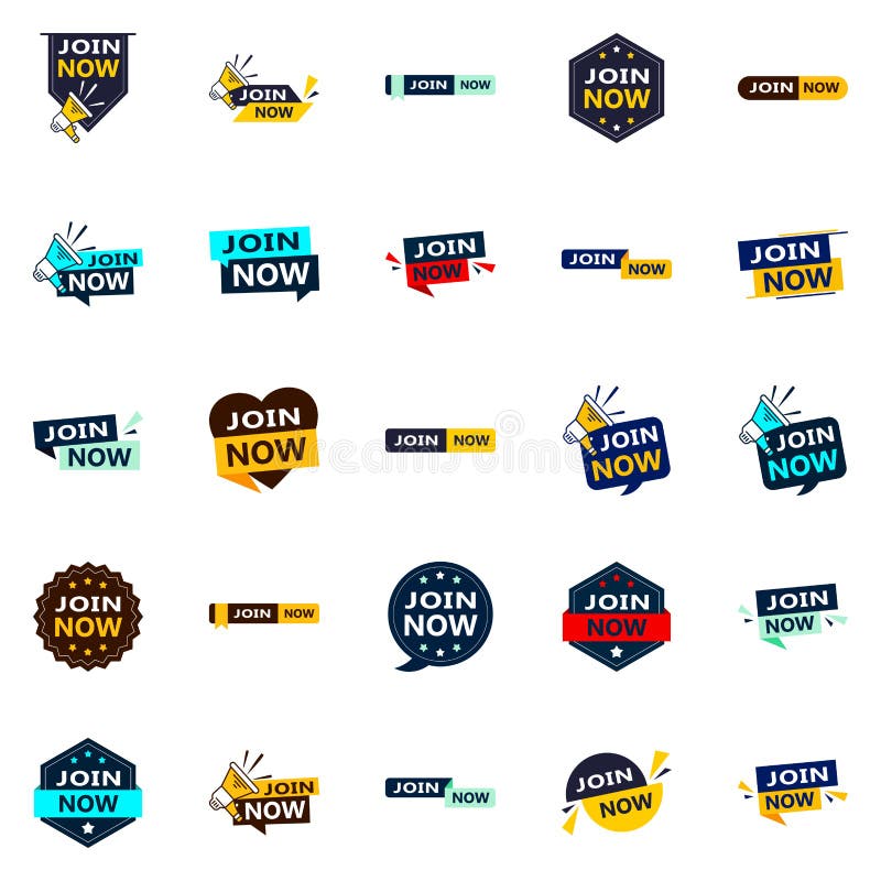 Join Now 25 Fresh Typographic Designs for an Updated Membership ...