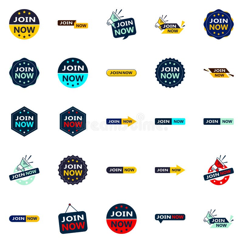 Join Now 25 Fresh Typographic Elements for a Modern Recruitment ...