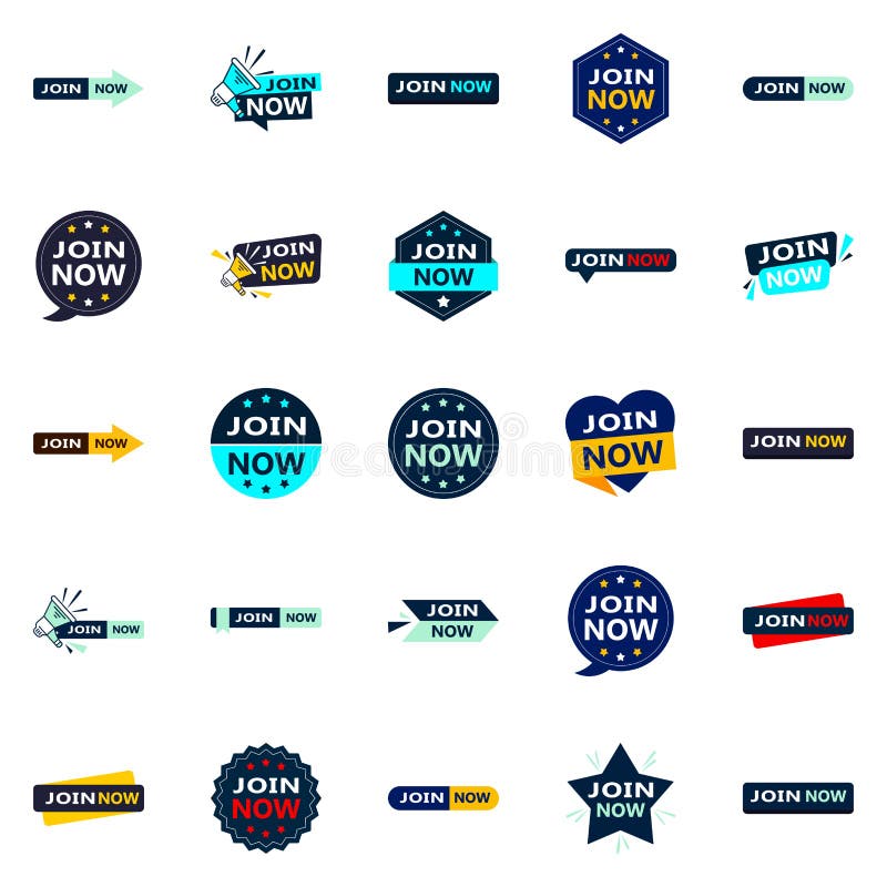 Join Now 25 Modern Typographic Elements for Promoting Joining in a ...