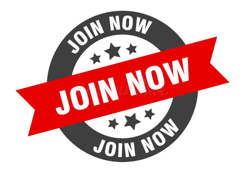 Join now sign stock vector. Illustration of template - 160380800