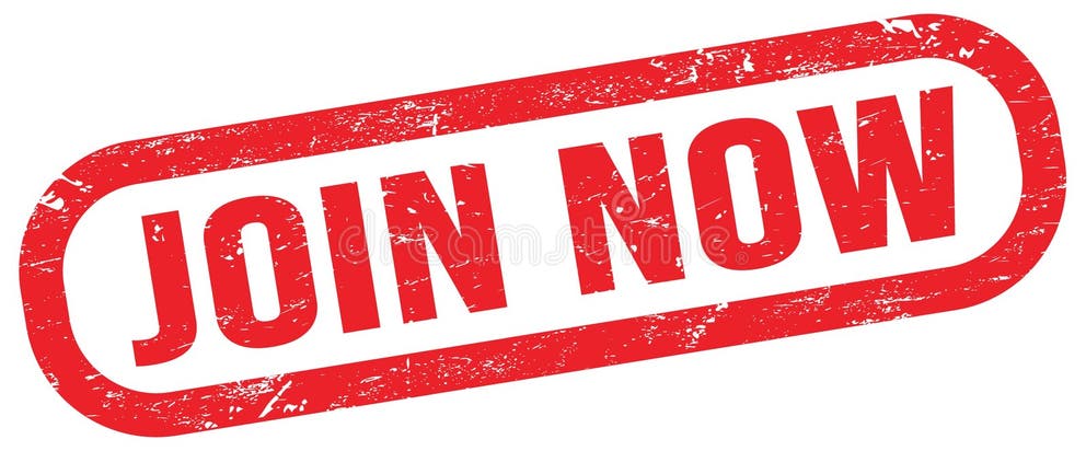 JOIN NOW, Text Written on Red Stamp Sign Stock Illustration ...