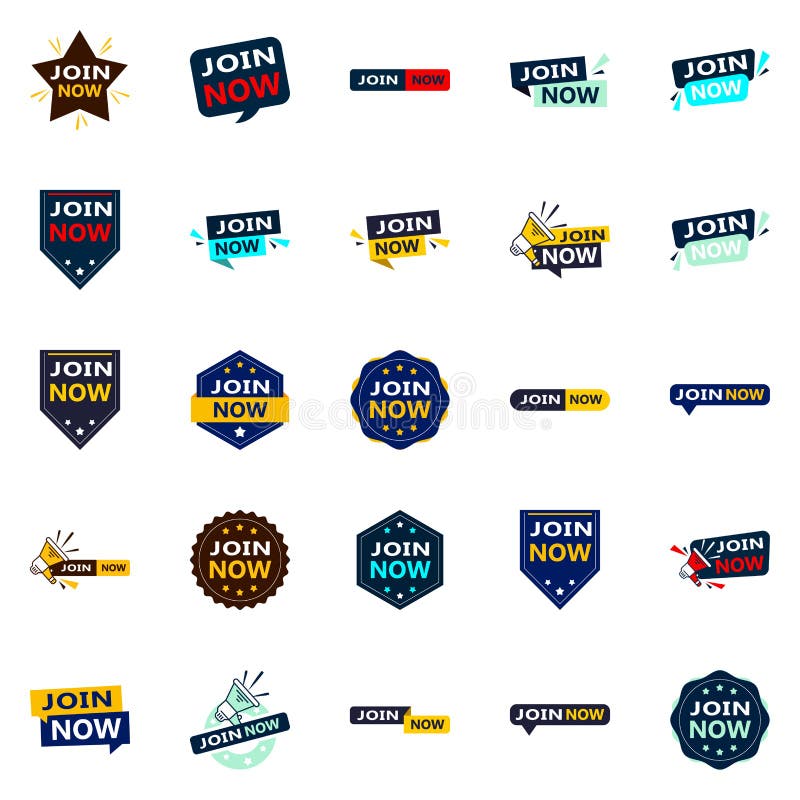 Join Now 25 Unique Typographic Designs To Stand Out and Drive ...