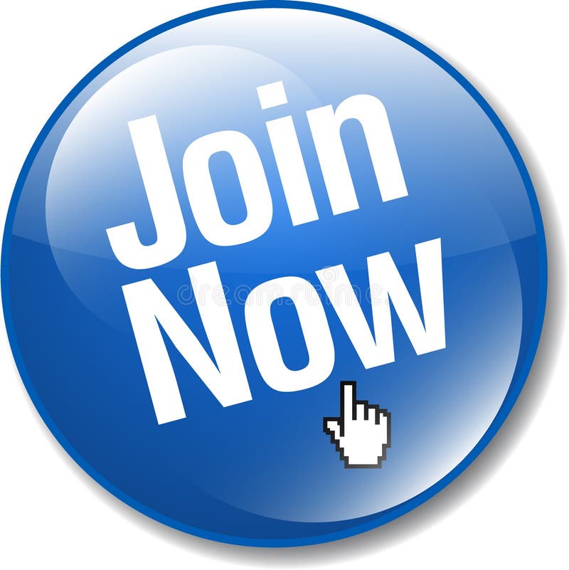 Join now web button stock illustration. Illustration of follow - 120111109