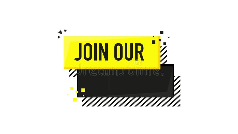 Join Our Team. Badge with Megaphone Icon. Flat Illustration on White ...