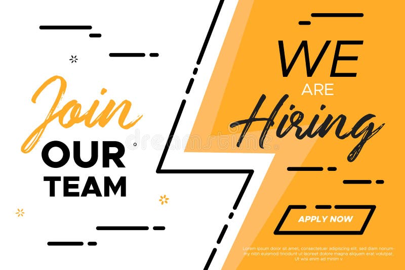 Join Our Team Banner Design. Work Poster. Vacancy Background. Creative ...