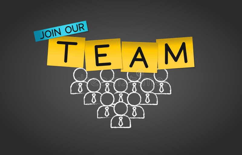 Join Our Team Collaboration Group Concept Background Stock Vector ...