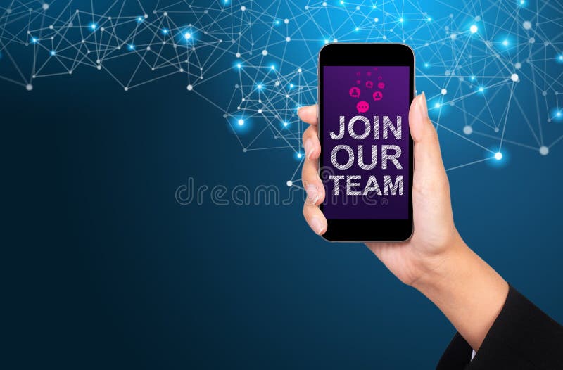 Join Our Team Concept. Join Our Team on Smartphone Screen in Bus Stock ... Join Our Team Concept. Join Our Team on Smartphone Screen in Bus Stock ...