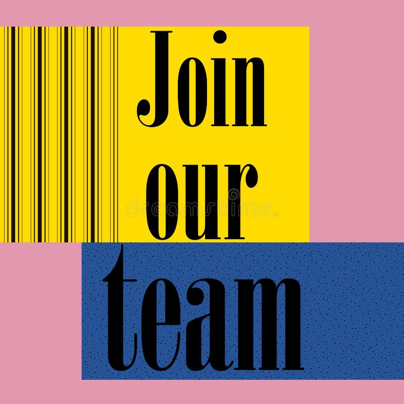 Join Our Team, Great Design for Any Purposes. Office Worker. Sign ...