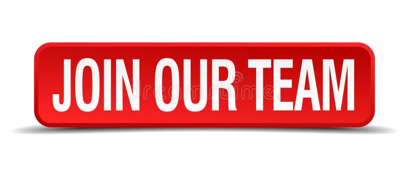 Join Our Team Red 3d Square Button Stock Vector - Illustration of ...