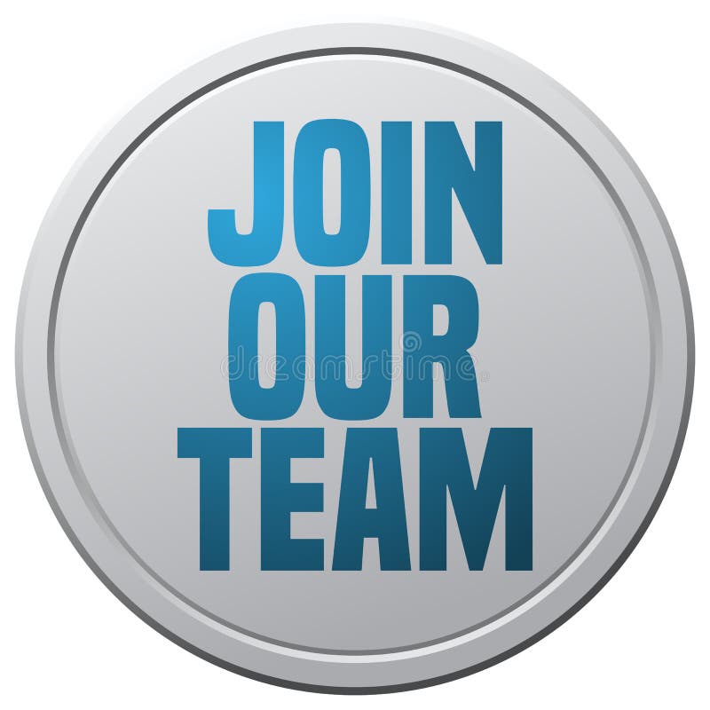 Join Our Team Round Sign. stock vector. Illustration of isolated - 79517990