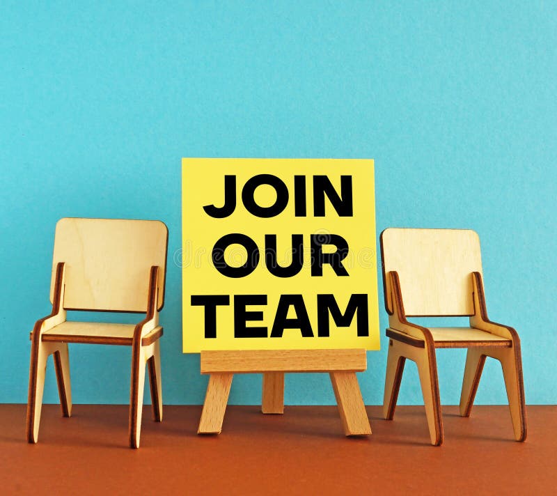 Join Our Team is Shown Using the Text Stock Image - Image of team ...
