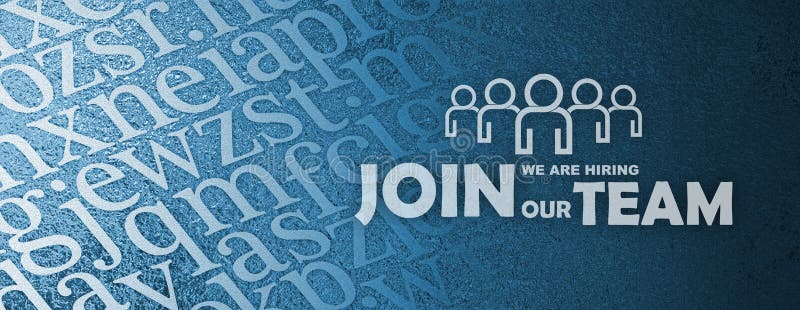 Join our team sign stock illustration. Illustration of advertising ...