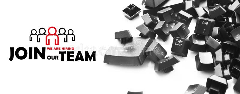 Join our team sign stock illustration. Illustration of message - 268361427