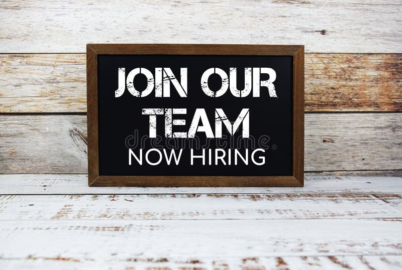 Join Our Team Typography Text Wooden Blackboard Stock Photos - Free ...