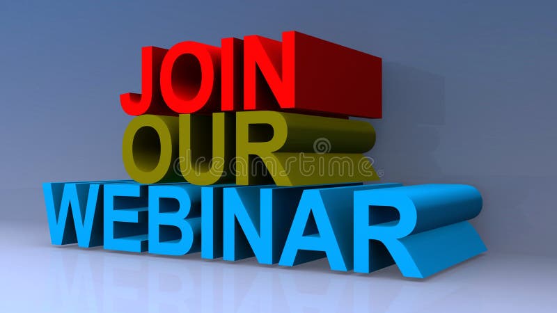 Join our webinar on blue stock illustration. Illustration of card ...