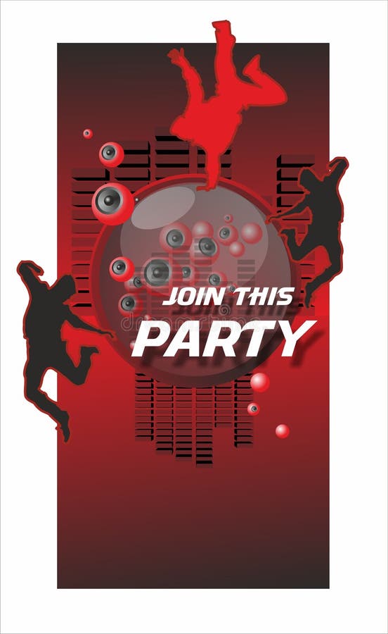 Join this party stock illustration. Illustration of competition - 23204672