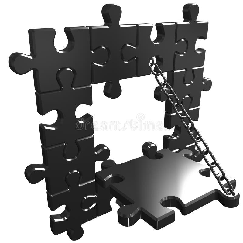 Join puzzle jigsaw stock illustration. Illustration of isolated - 39553258