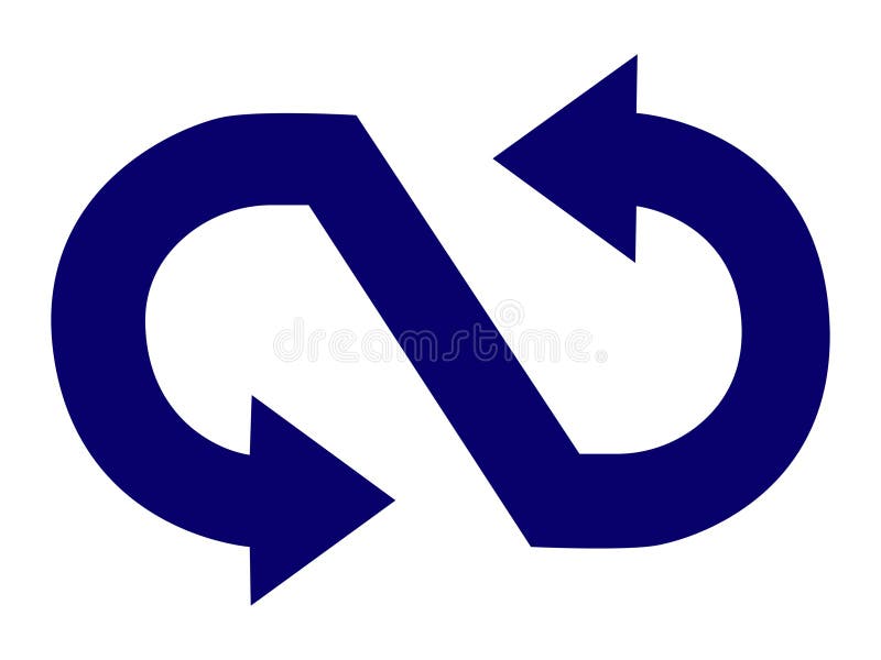 Join refresh arrows stock illustration. Illustration of symbol - 371966267