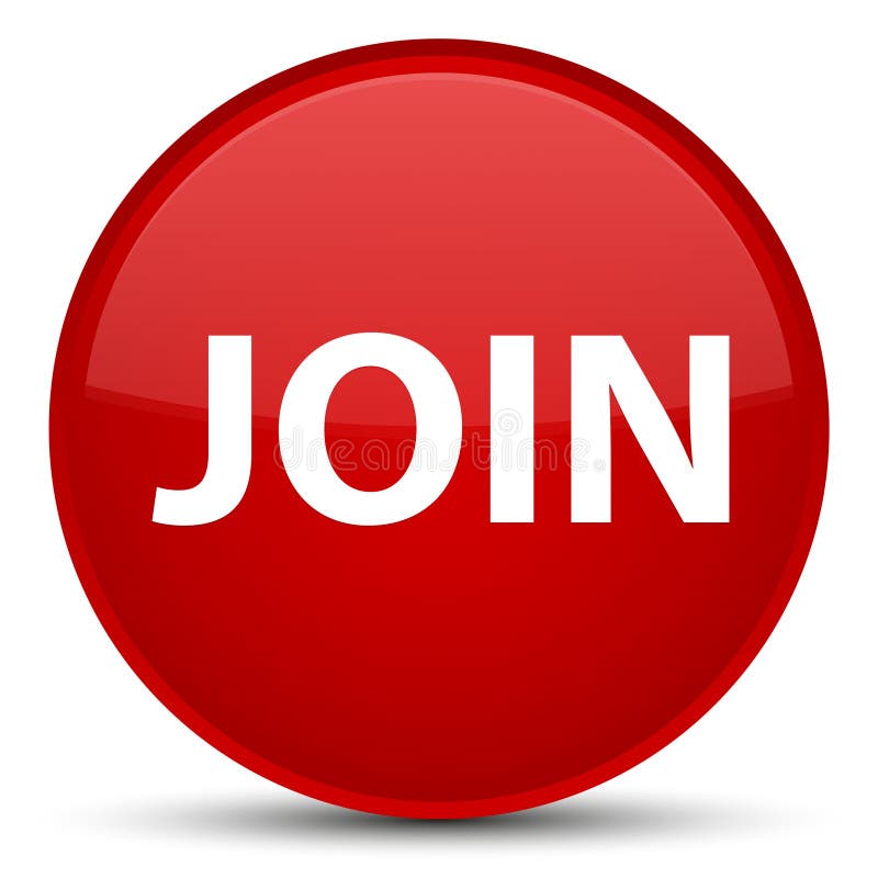 Join Special Red Round Button Stock Illustration - Illustration of ...