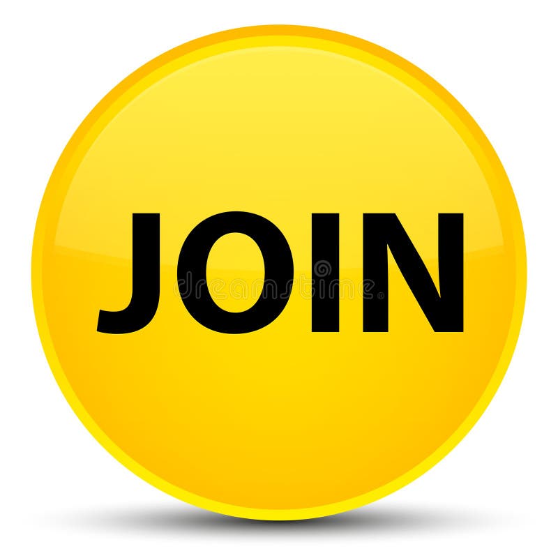 Join Special Yellow Round Button Stock Illustration - Illustration of ...