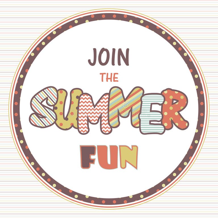 Summer Fun Vector Stock Illustrations – 357,600 Summer Fun Vector Stock ...