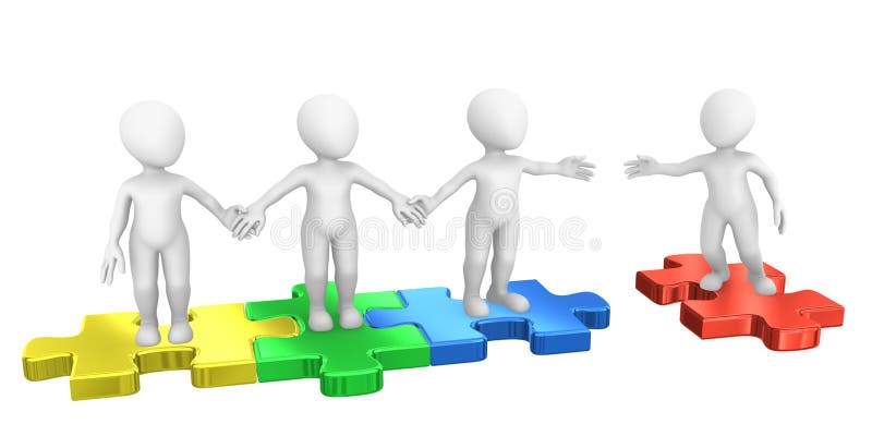 Join To Our Team! Teamwork Concept. Stock Illustration - Illustration ...