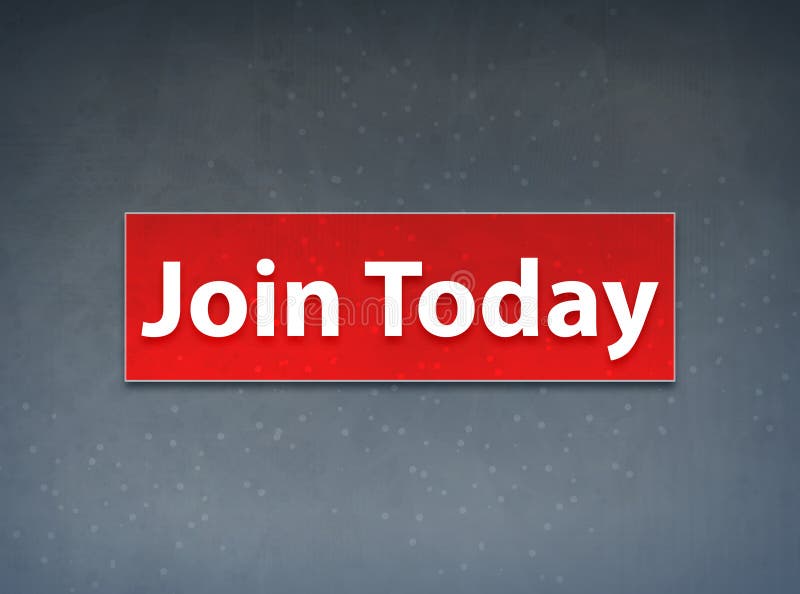 Join Today Red Banner Abstract Background Stock Illustration ...