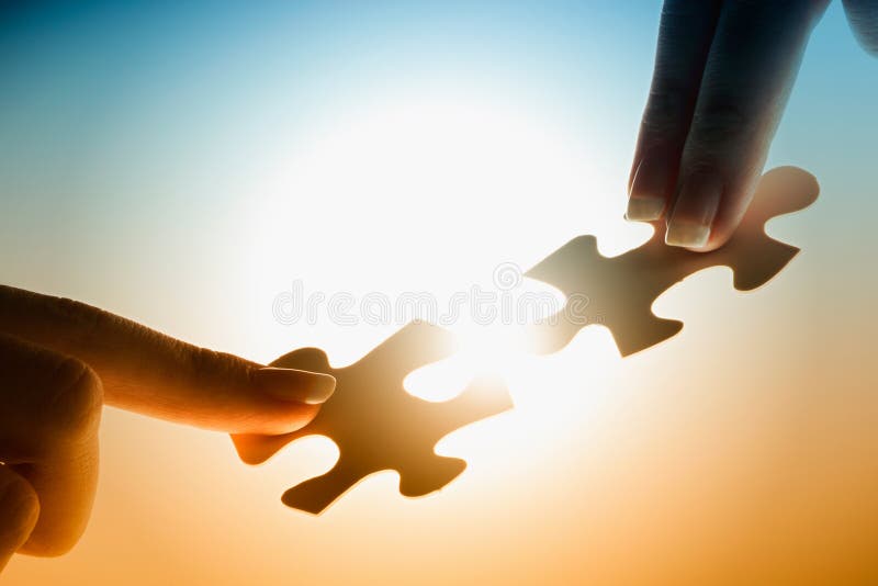 Join together stock photo. Image of jigsaw, match, challenge - 58829134