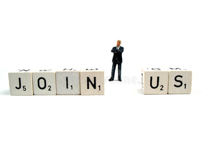 Join us stock photo. Image of joining, colors, vacancy - 6722726