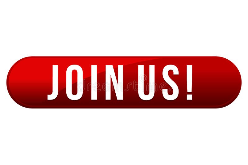 Join Us Button. Red Eps10 Vector Badge Stock Vector - Illustration of ...