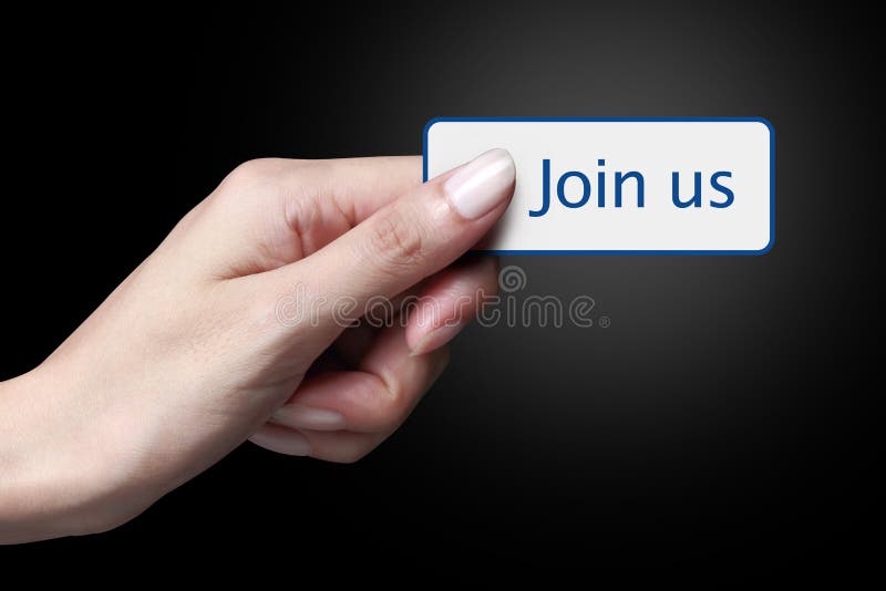 Join us stock image. Image of join, online, friend, surfing - 50300907